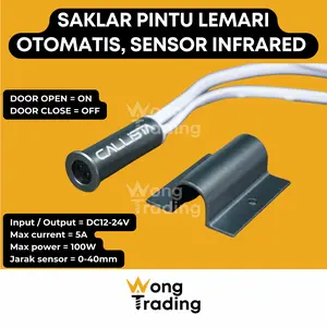 CALLISTA Double Sensor Switch Otomatis IR Infrared On Off Saklar Lemari ...