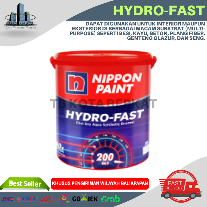 Jual HYDRO FAST NIPPON PAINT / CAT SERBAGUNA WATER BASED / CAT KAYU DAN ...