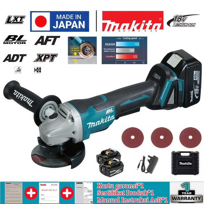 Promo Makita GA504D dari Jepang,18V mesin pemotong dan poles ...