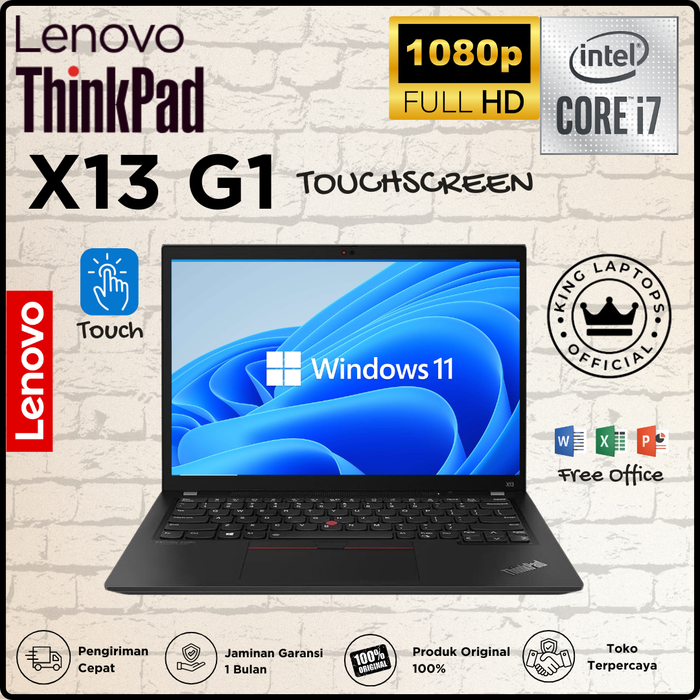Jual Lenovo ThinkPad X13 Gen 1-Core i7 Gen-10-RAM 16GB-SSD 1TB ...