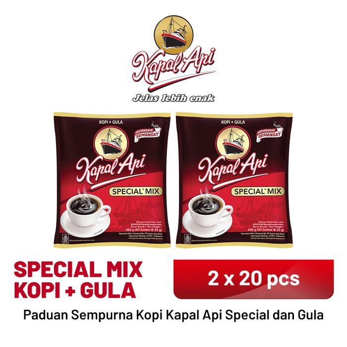 Jual KAPAL API Special Mix 2 Bag (20 x 23 gr) - Minuman Kopi Bubuk ...