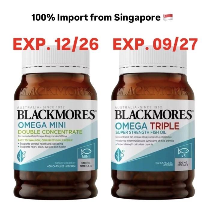 Jual Blackmores Omega Triple Super Strength Fish Oil 150 Capsules ...