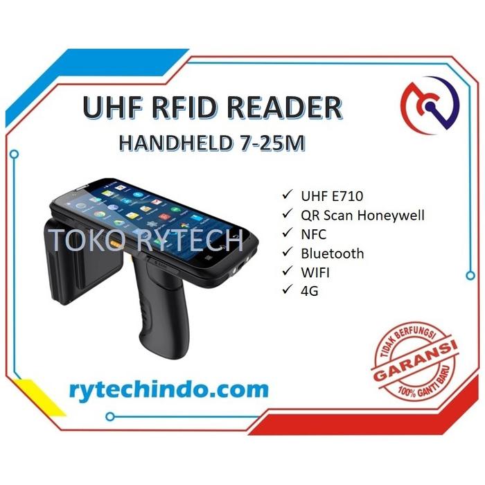 Jual UHF RFID READER QR BARCODE NFC HC720S Handheld ANDROID WIFI GSM 4G ...