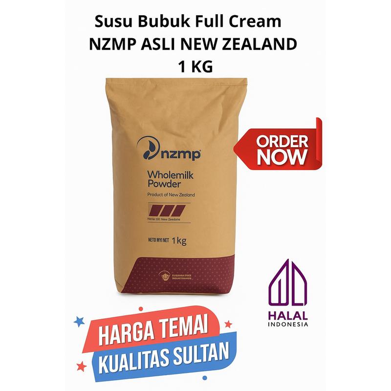 SUSU BUBUK FULL CREAM NZMP Repack 1 kg - Shop | Tokopedia