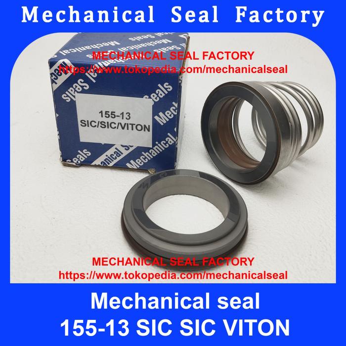 Jual Mechanical seal tipe 155-13 (as 13mm) sic-sic-viton - Jakarta ...