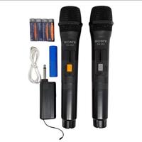Jual mic wireless SONY SN-302 Mic wireless tanpa kabel isi 2 unit ...