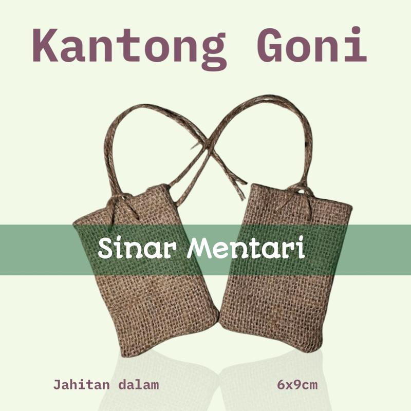 kantong parfum kopi dari goni uk.6x9cm jahitan dalam/kantong souvenir ...