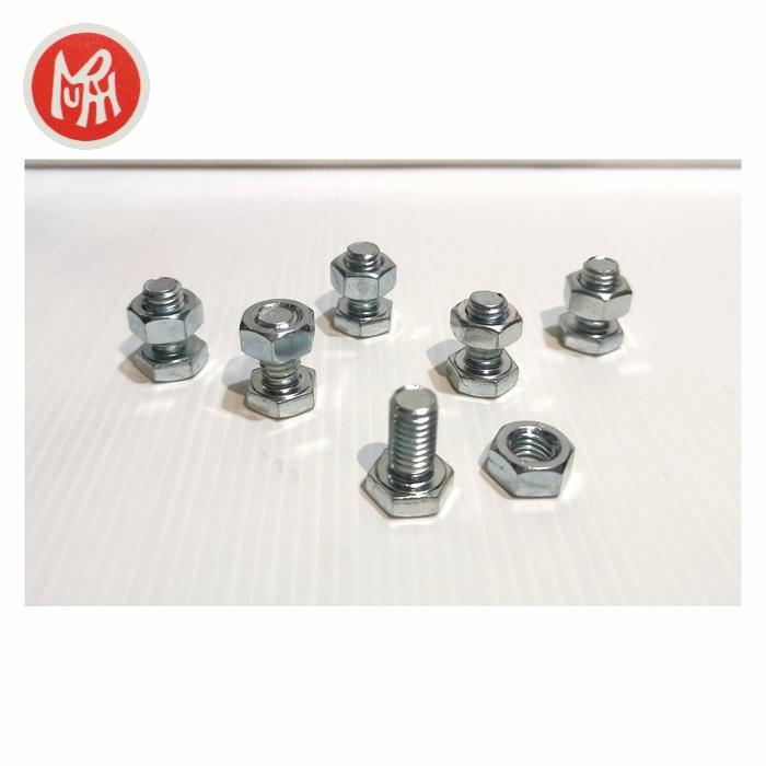 Baut Mur Siku Union Galvanis 8mm x 15mm - Shop | Tokopedia