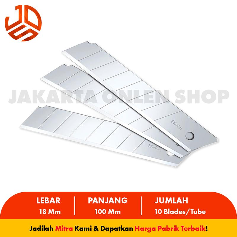 ISI CUTTER / REFILL CUTTER BESAR 10Pcs/ Tube SUPER TAJAM - Shop | Tokopedia