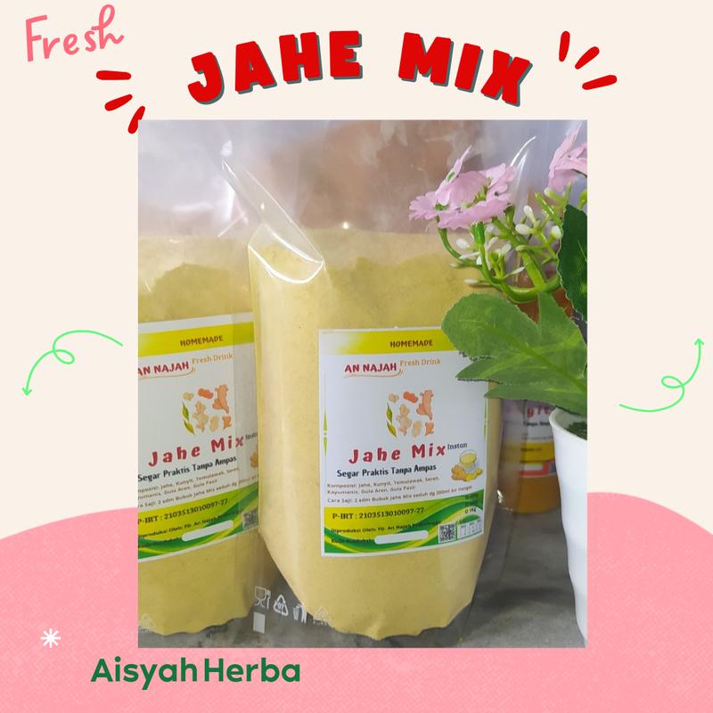Jahe Mix 500g ( Jahe, Sereh, Kayumanis, kunyit, temulawak)Tanpa Ampas ...