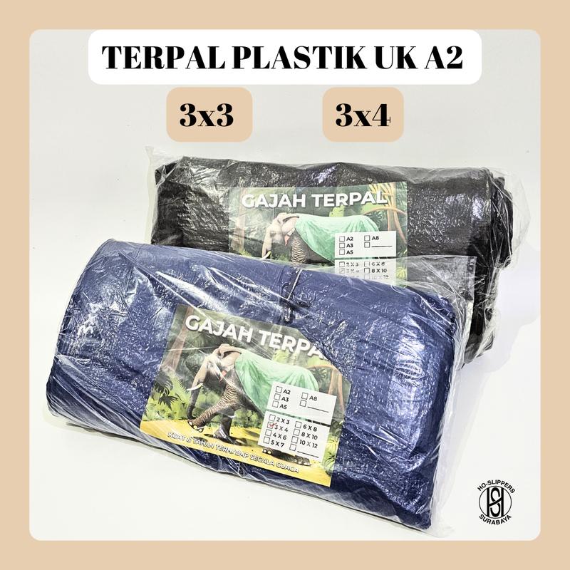TERPAL A2 UK 3X3 3X4 / TERPAL PLASTIK / TERPAL A2 - Shop | Tokopedia