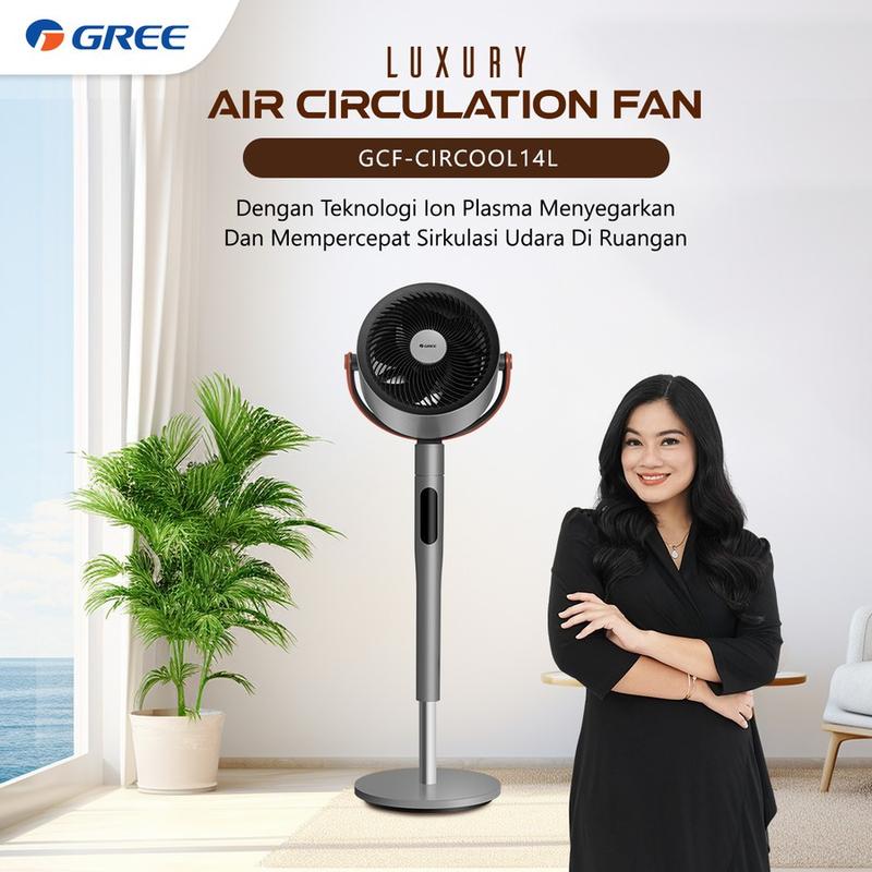 GREE - Air Circulation Fan - Swing Otomatis - Dilengkapi Ion Plasma ...