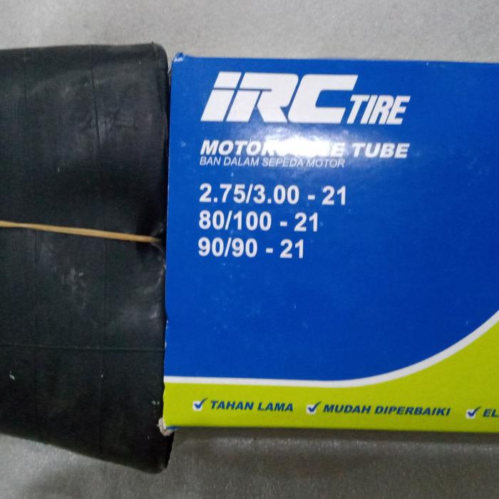 Jual ban dalam irc ukuran 275/300-21(800/100-21, 90/90-21) untuk motor ...