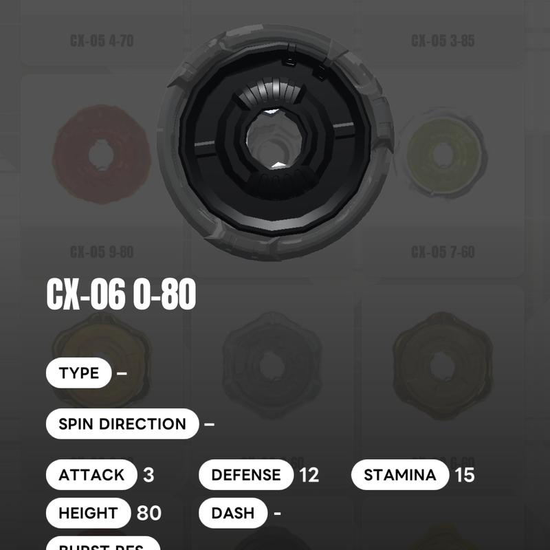 Beyblade X - CX 06-02 Ratchet 0-80 Black - Shop | Tokopedia