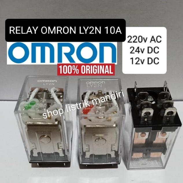relay omron LY2 LY2N 24VDC 10A 8pin original Omron - Shop | Tokopedia