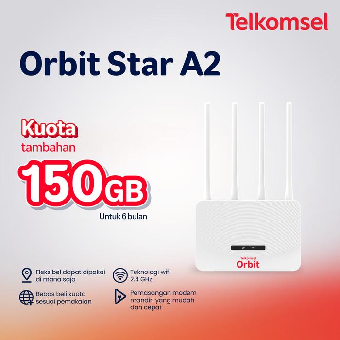 Jual Telkomsel Orbit Star A2 Modem 4G WiFi High Speed - Jakarta Selatan ...