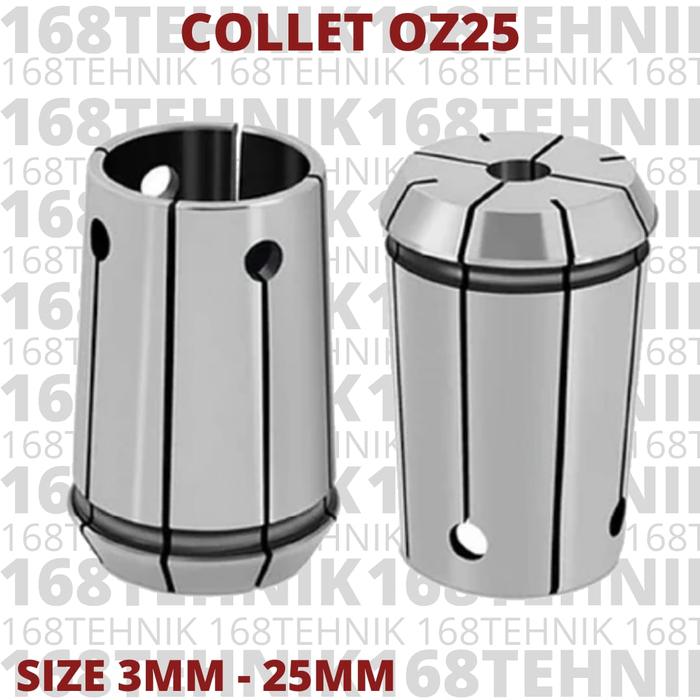 Jual COLLET Oz25 3mm-25mm / ARBOR COLLET Oz 25 / KEPALA BOR FRAIS ER3 ...