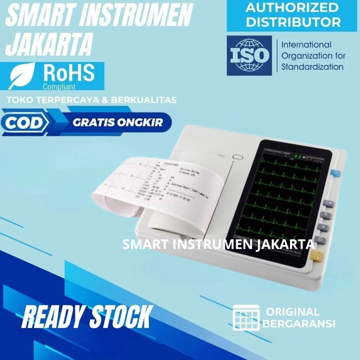 Jual ECG 3-Channel ECG Mesin EKG Elektrokardiograf dengan Perangkat ...
