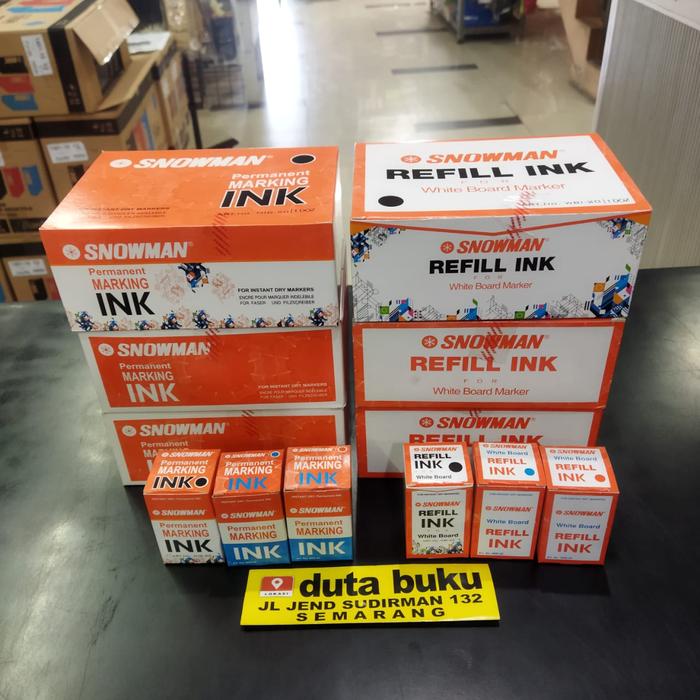 Jual Isi Ulang Tinta Permanent / White Board / Refill Ink Spidol ...