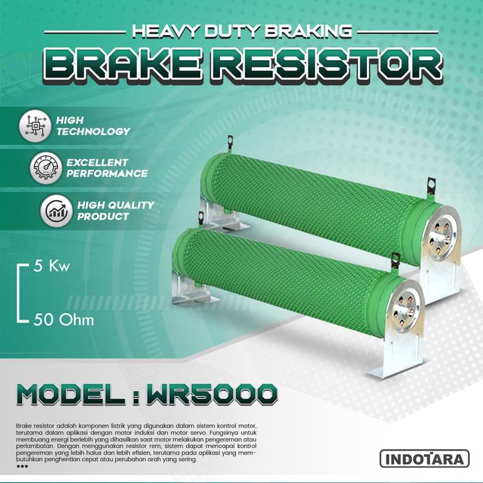 Promo Brake Resistor 5 kW 50/72/85 Ohm - WR5000 - 72 Ohm Cicil 0% 3x ...