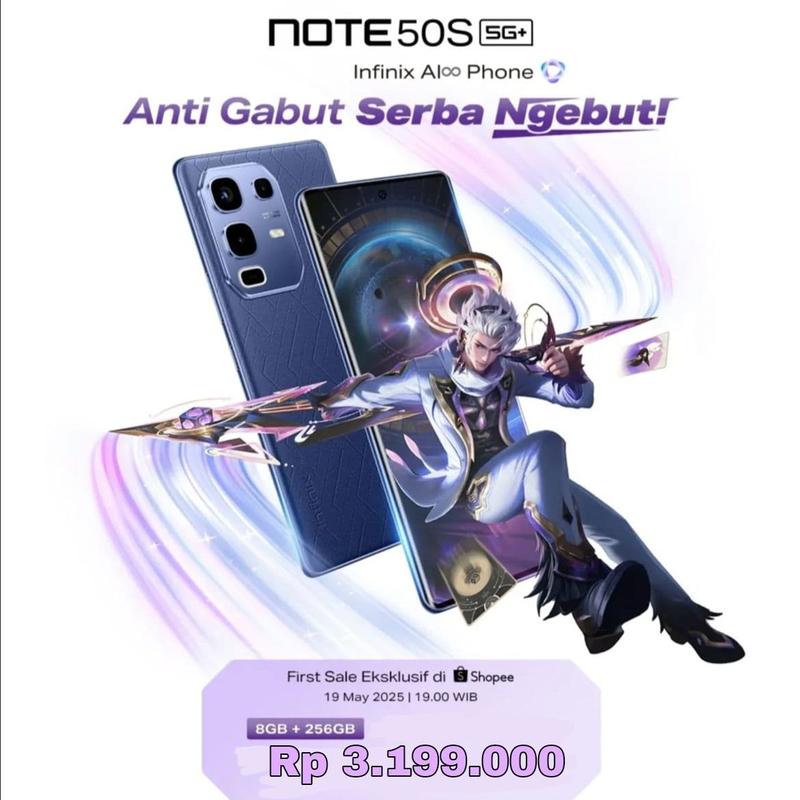 INFINIX NOTE 50S 5G+ 8/256 - Shop | Tokopedia