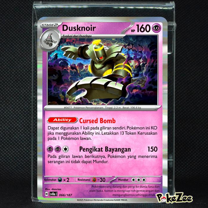 Jual Duskull Dusclops Dusknoir Holo sv8a Kartu Pokemon TCG Indonesia ...
