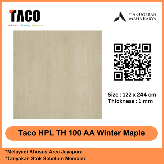 Jual TACO HPL TH 100 AA Winter Maple - Kota Jayapura - Anugerah Maha ...