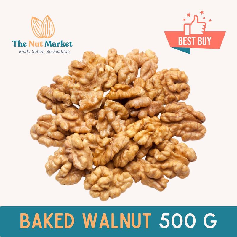 Kacang Walnut Oven (Roasted Walnut) USA imported, 500 gram - Shop ...