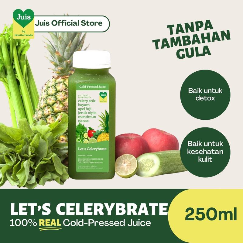 Juis - Let's Celerybrate 250 ml (Cold-Pressed Juice / Jus) - Shop ...