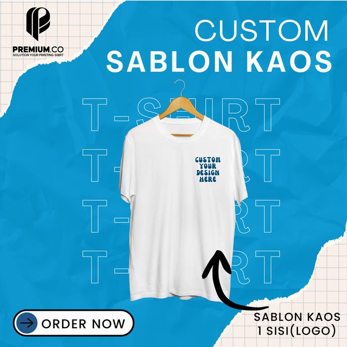 Jual SABLON KAOS CUSTOM / KATEGORI LOGO DADA KIRI / SABLON SATUAN - M ...