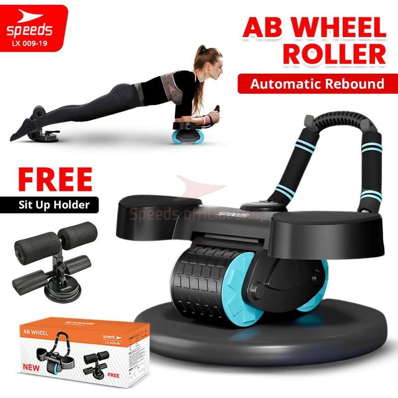 Top SPEEDS Ab Wheel 2in1 Ab Roller Wheels Plank Trainer Abdominal Core ...