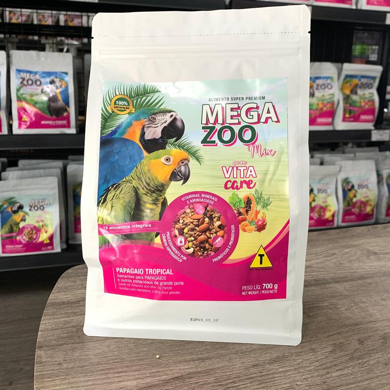 Mega Zoo Tropical Big Parrots Mix 700g - Shop | Tokopedia