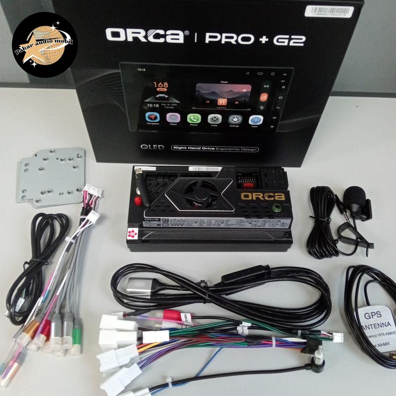 HEAD UNIT ANDROID ORCA PRO+ GEN 2 7INCH RAM 4/128 GB / HEAD UNIT ORCA ...