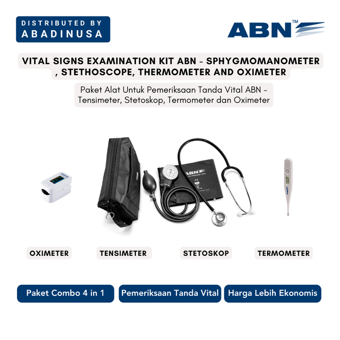 Promo ABN - Paket Pemeriksaan Tanda Vital Tensimeter, Stetoskop ...