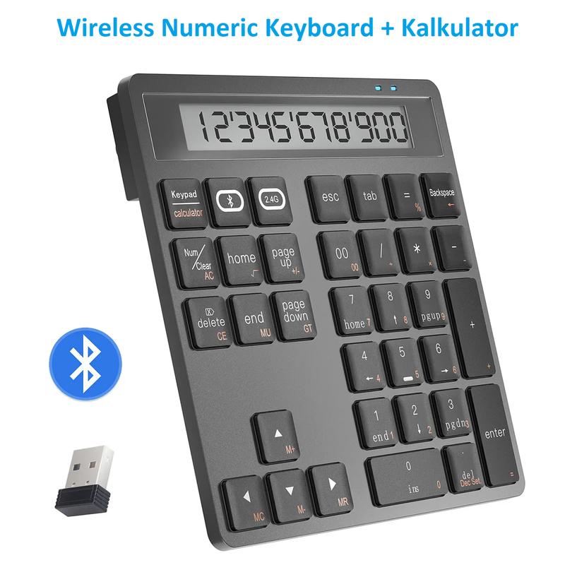 Numeric Wireless Keypad Keyboard Numeric Semi Mechanic High Quality ...