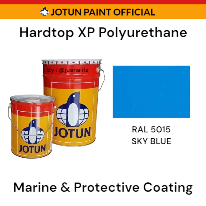 Jual Jotun Hardtop XP RAL 5015 SKY BLUE 5 Liter - Jakarta Barat - Jotun ...