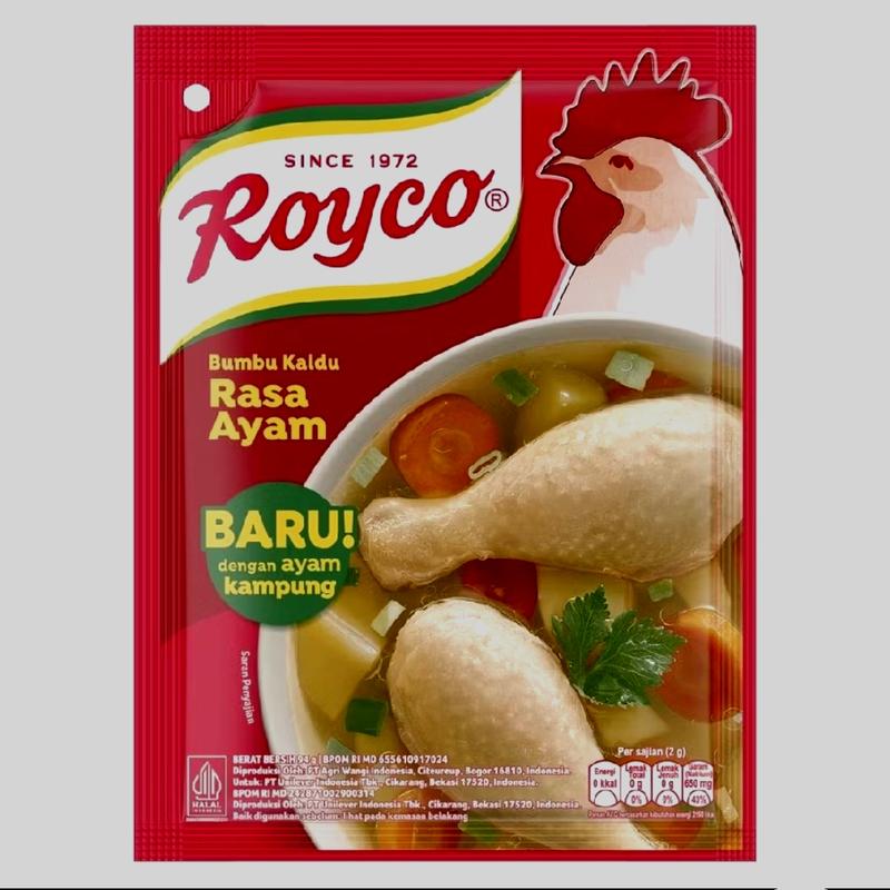 Royco bumbu kemasan kaldu penyedap rasa ayam sapi 94 gram refill - Shop ...