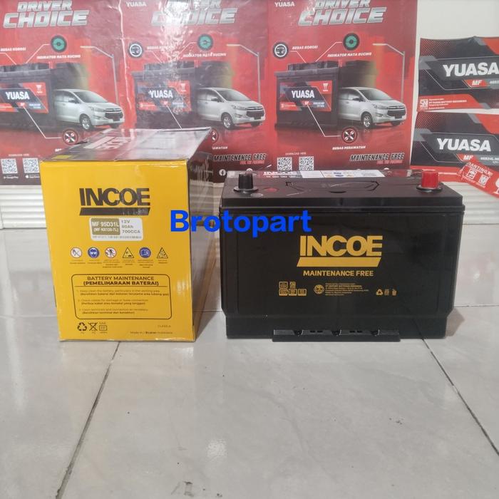 Jual Aki Mobil Kering Toyota Hiace, Land Cruiser Prado 30 Incoe 95D31L ...