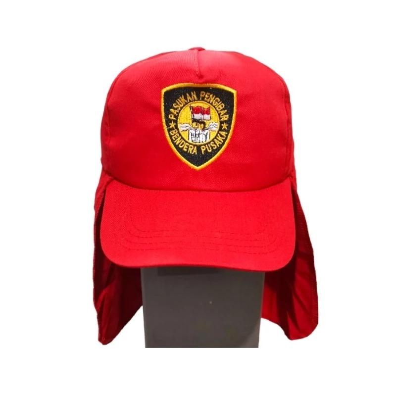 Topi Jepang Hat Cap Distro PASKIBRA PASKIBRAKA banyak warna BORDIR ...