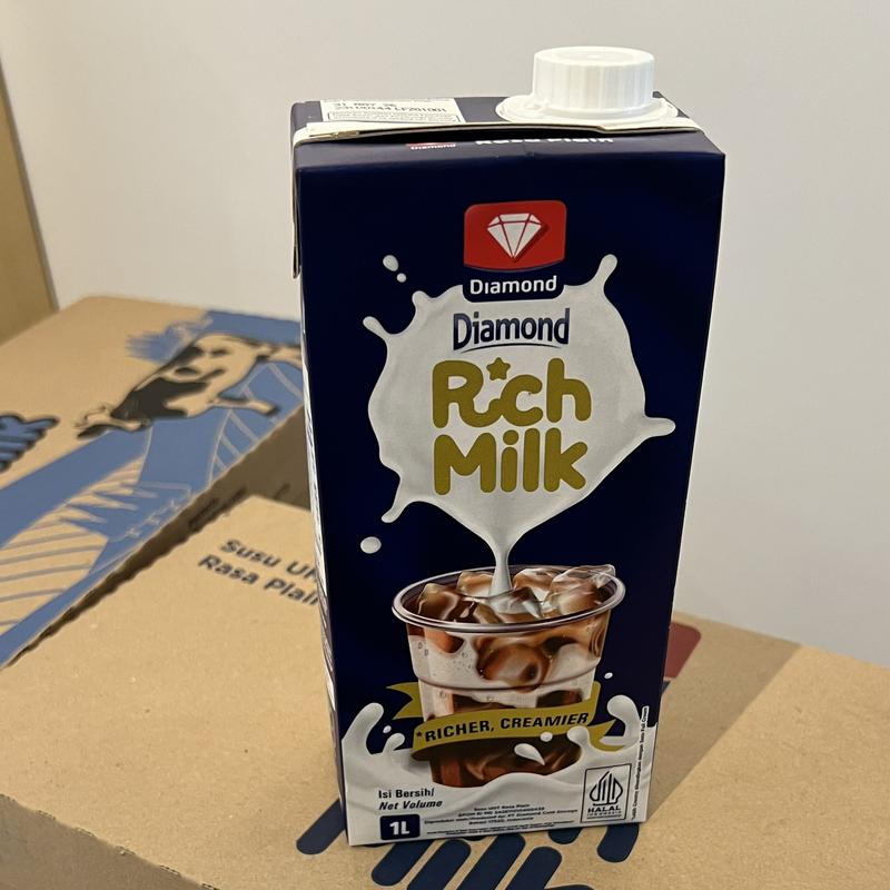 DIAMOND Susu UHT RICH MILK 1 Liter - Shop | Tokopedia