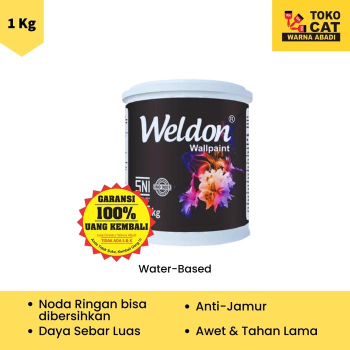 Jual CAT TEMBOK WELDON 1 KG WARNA 1 - EVERGREEN - Kota Depok - Warna ...