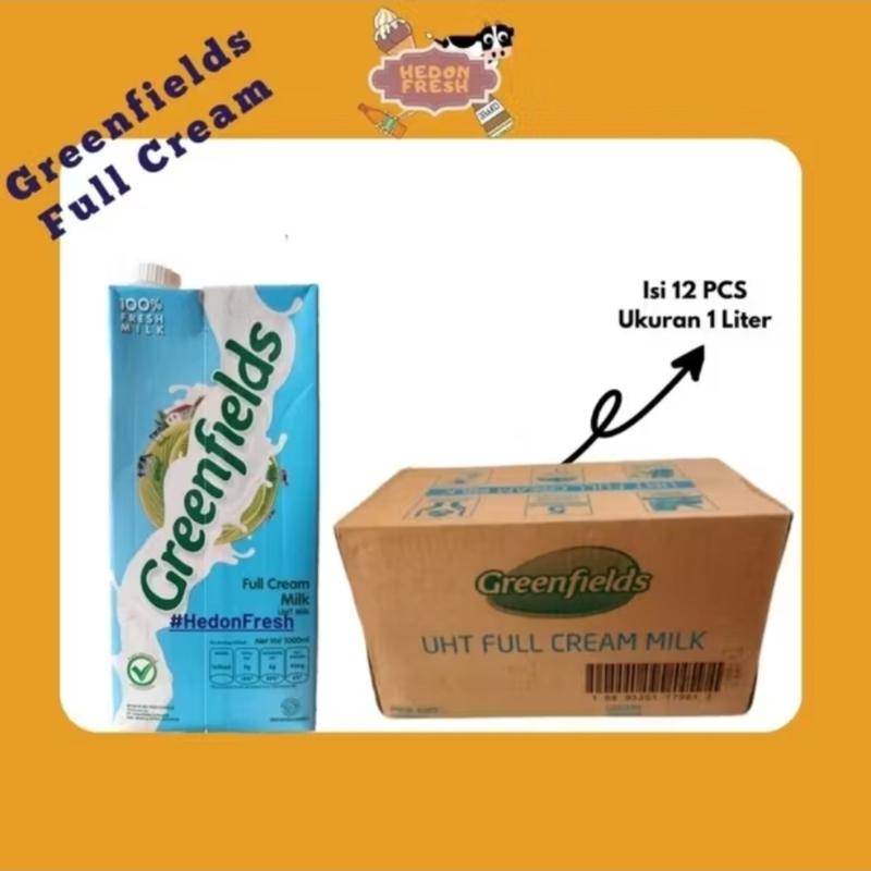 Susu UHT Greenfield 1 liter Full Cream - Shop | Tokopedia
