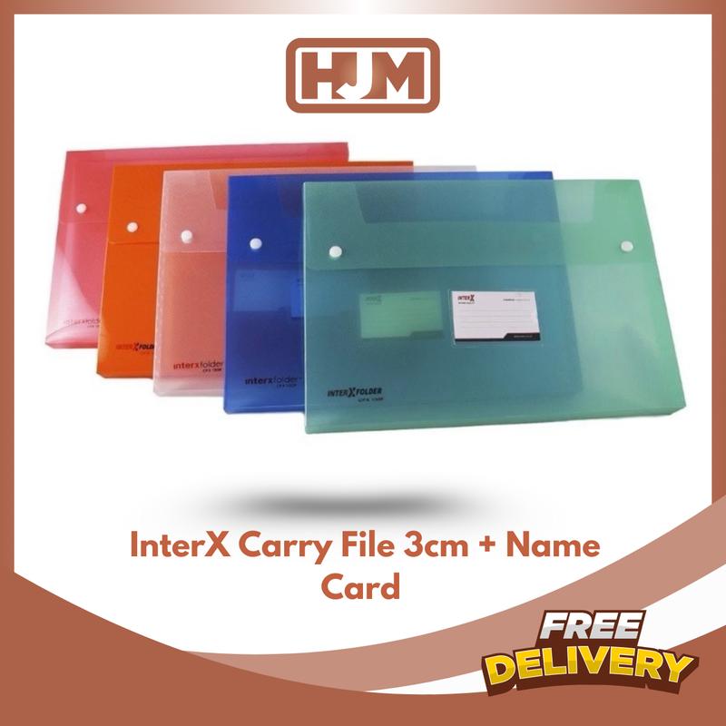 INTERX CARRY FILE 3 CM + NAME CARD CFX130F - Shop | Tokopedia