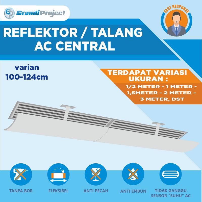 Reflektor / Talang AC Central (ukuran 100-124cm) - Shop | Tokopedia
