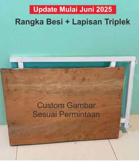 Plang Papan Nama Besi + Gantungan Bracket - Shop | Tokopedia