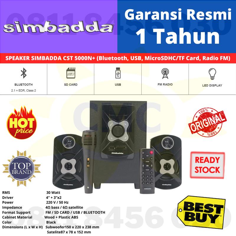 Simbadda Speaker CST 5000N Plus 5000N+ - Shop | Tokopedia