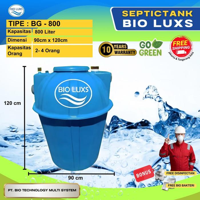Jual Septic Tank Bio, Biotech, Biofil, BioLuxs BG 800 Liter - Kota ...