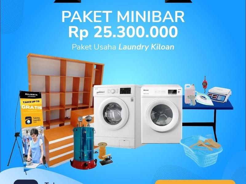 Paket Usaha Laundry Paket MINIBAR Khusus Pemula Siap Profit 25 - Shop ...