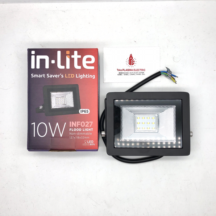 Jual LAMPU SOROT LED INLITE IN-LITE 10W 10 W 10WATT 10 WATT - Putih ...