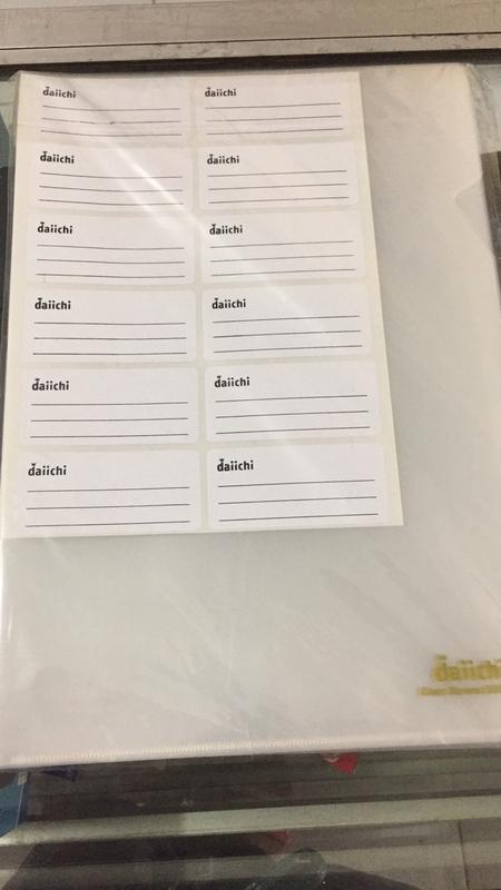 Map L Daiichi a4 Clear sleeves 9001 - Shop | Tokopedia